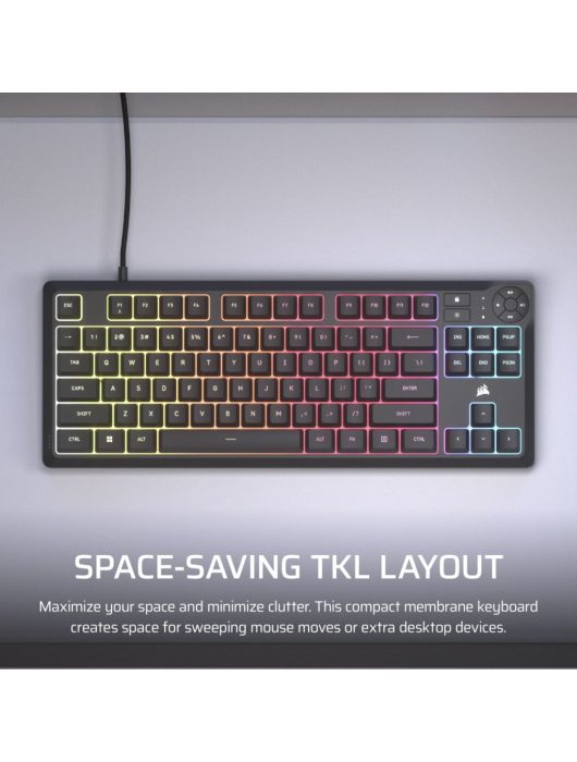 Corsair K55 Core TKL RGB Gaming Keyboard Black US